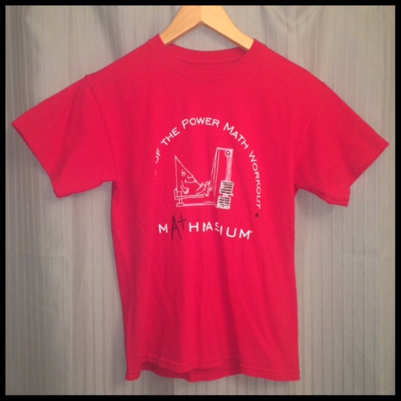 Hanes | Shirts & Tops | Red Mathnasium Tshirt | Poshmark